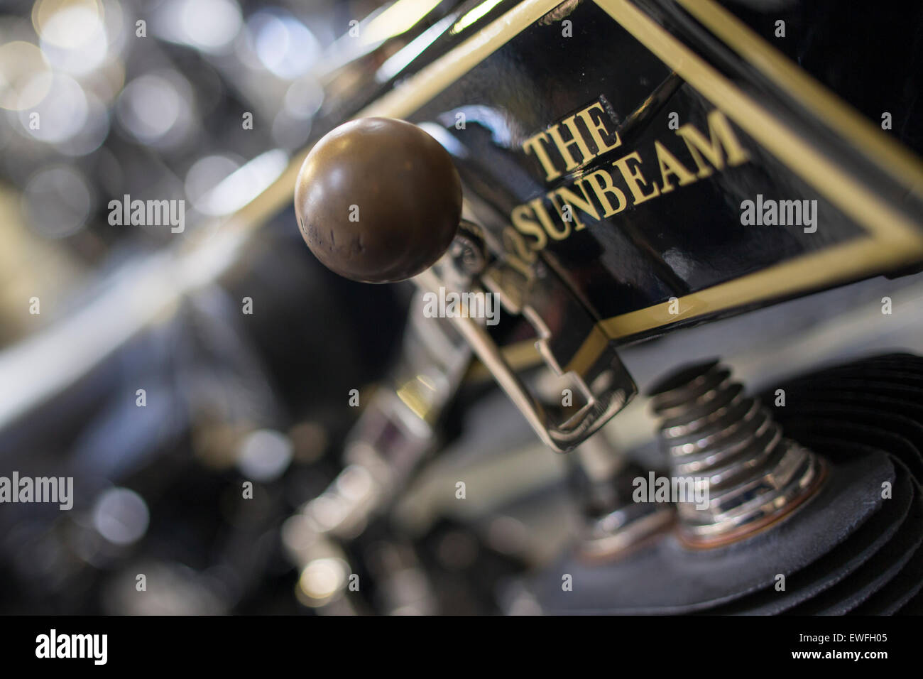 Sunbeam classic motorcycle trademark insignia Stock Photo - Alamy