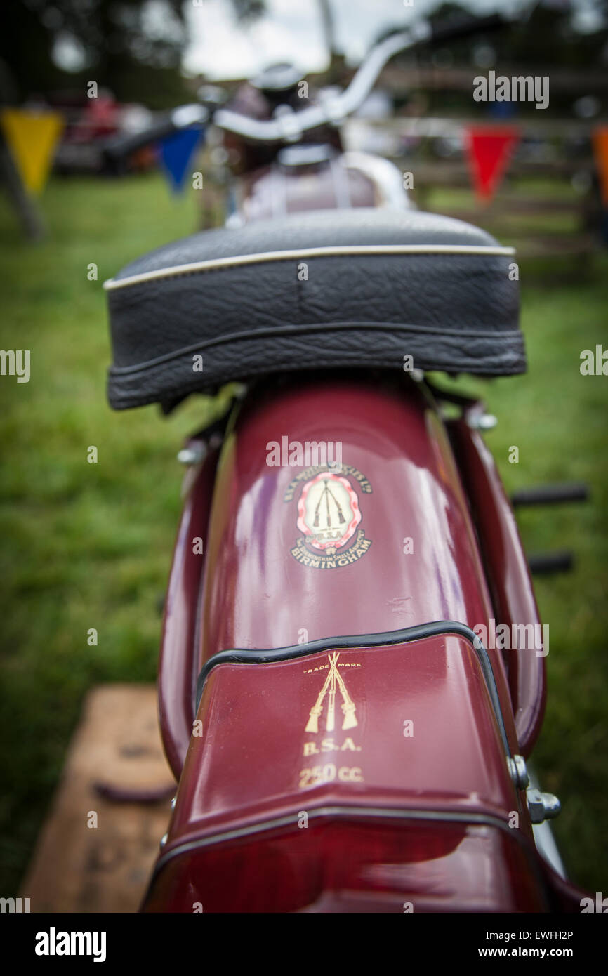 BSA classic motorcycle trademark insignia Stock Photo - Alamy