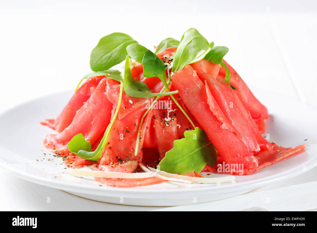 Carpaccio beef appetizer hi-res stock photography and images - Alamy