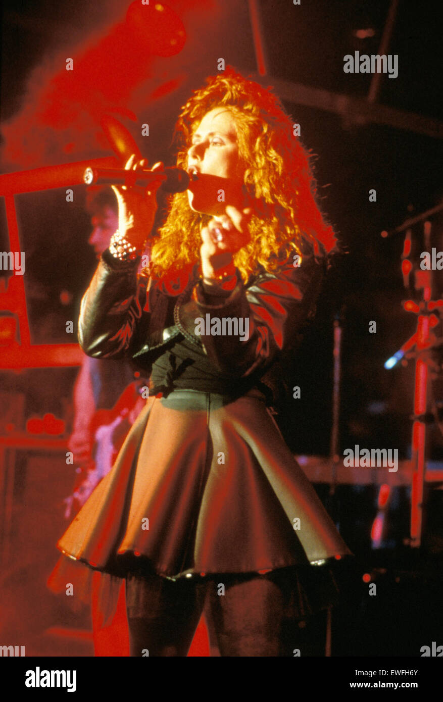 T'PAU UK rock group with Carol Decker in 1987.Photo Rudi Reiner Stock ...