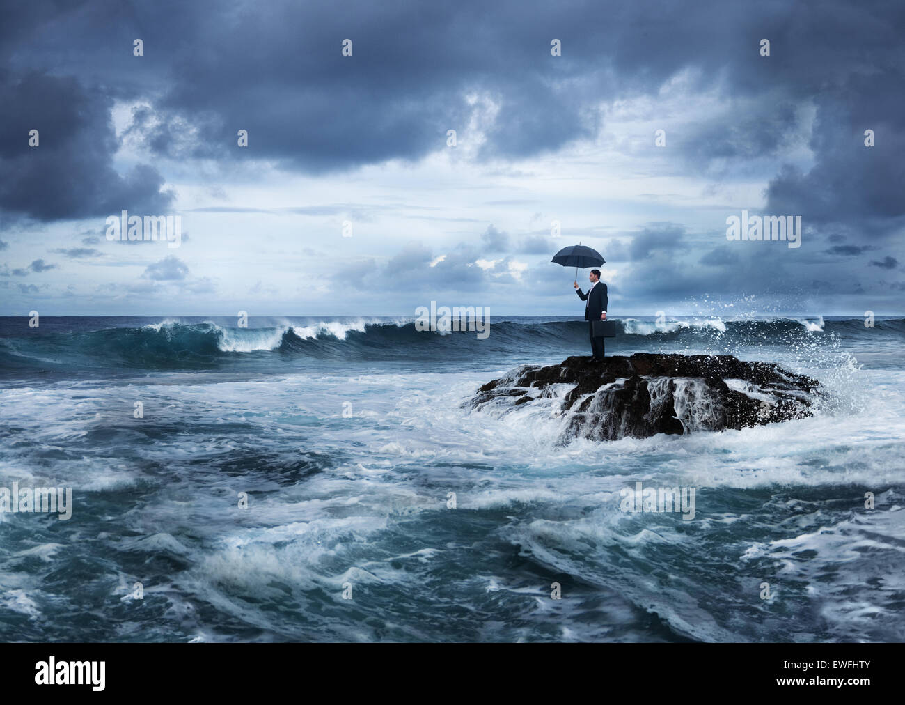 Business Despair Tranquil Solitude Thinking Plan Stock Photo - Alamy
