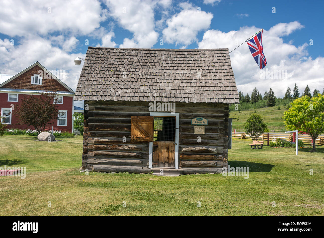 108 mile Heritage site. Store built in 1867 Stock Photo - Alamy