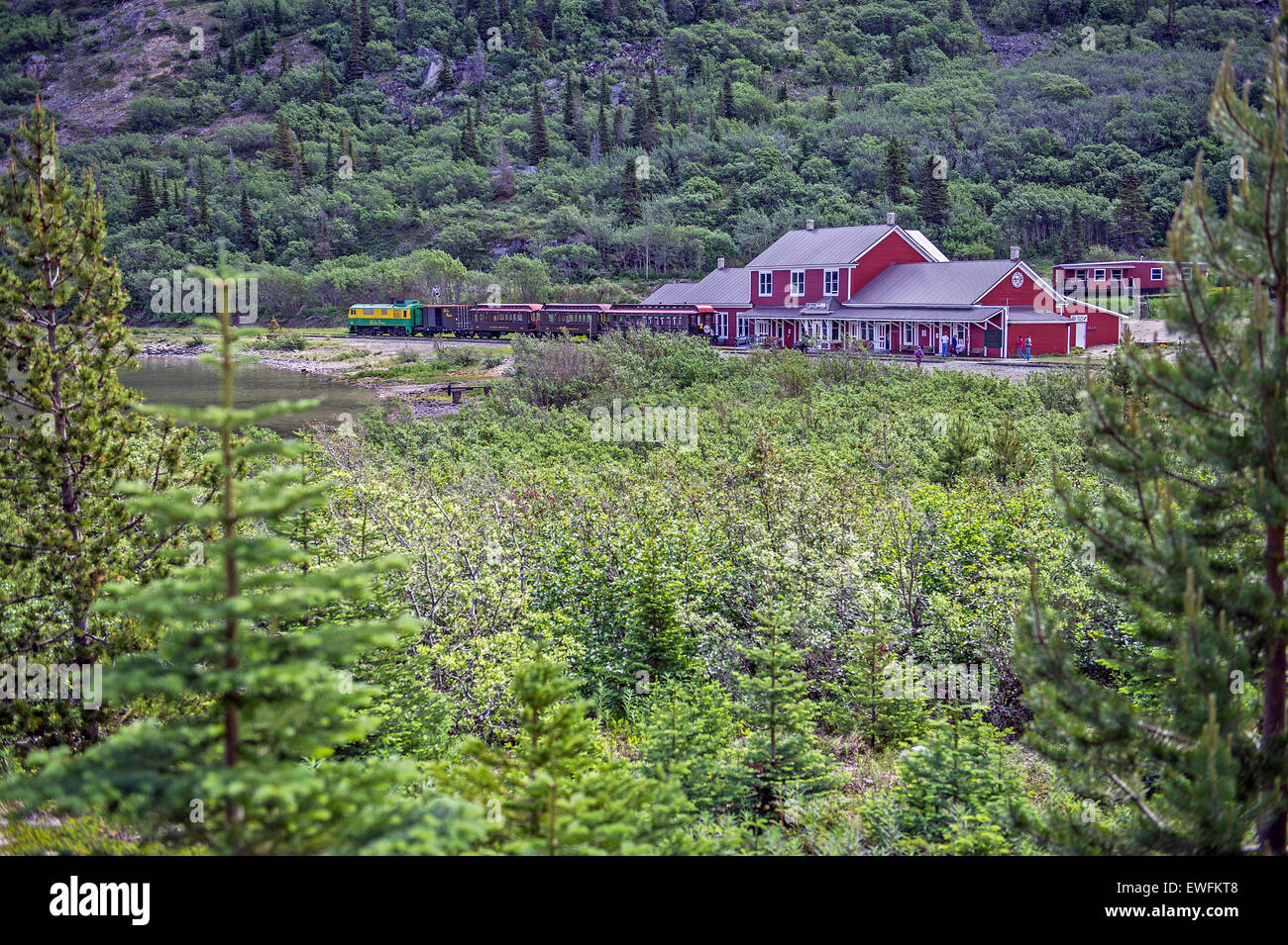 Lake Bennett station, British Columbia, Canada Stock Photo - Alamy