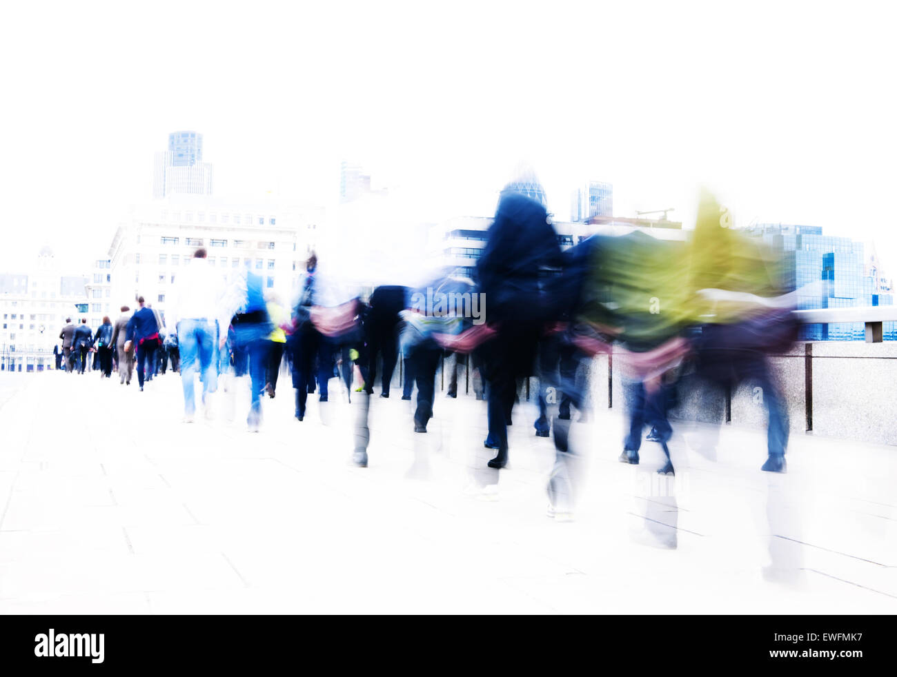 Street people motion uk busy commuter hi-res stock photography and ...
