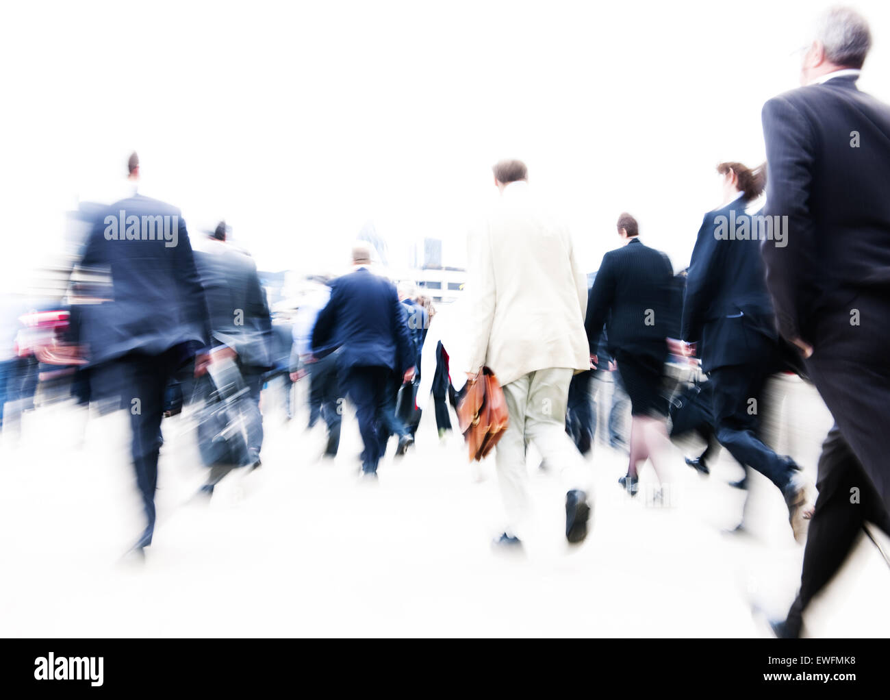 People rushing to work Stock Photo - Alamy
