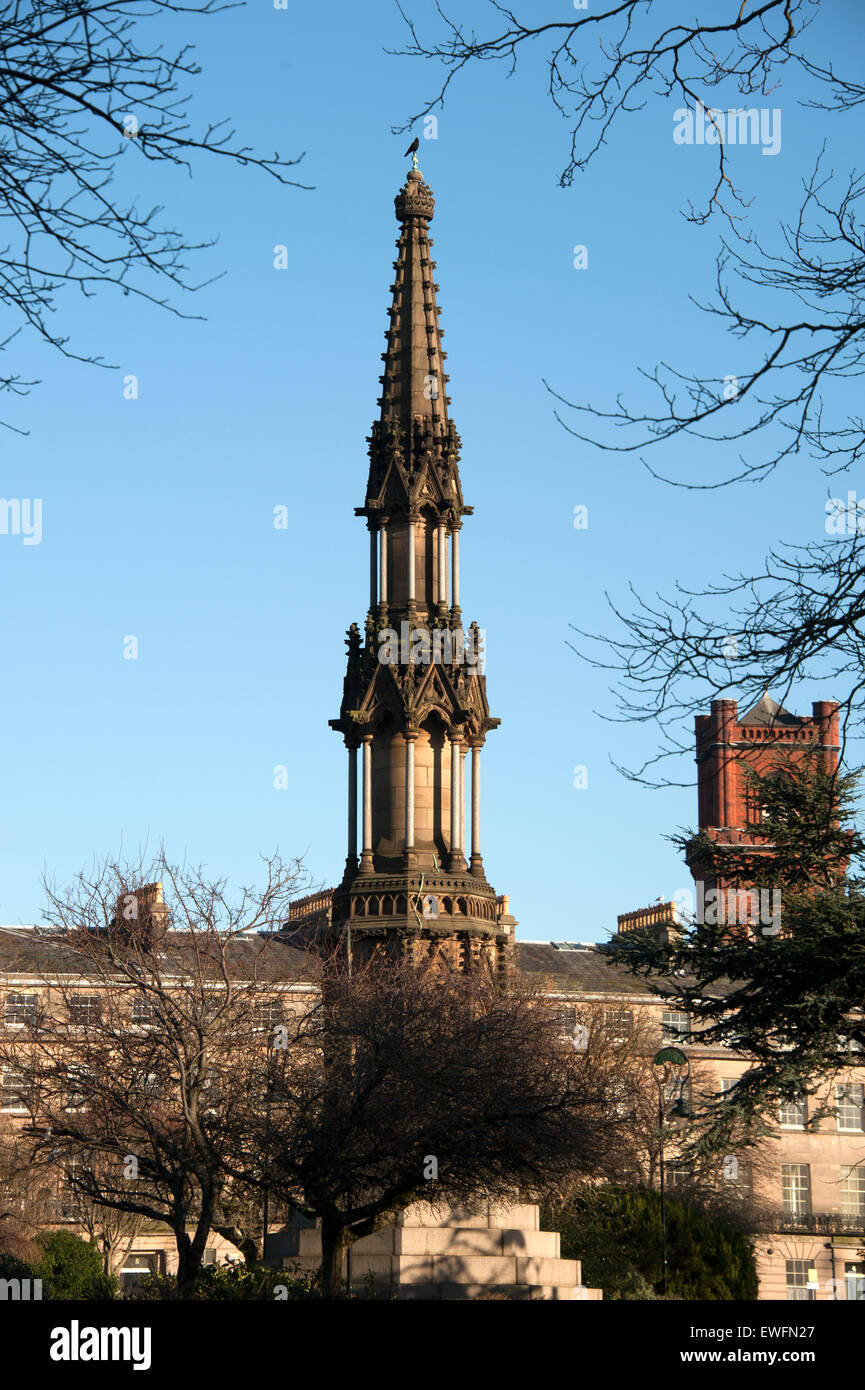 Hamilton Square Birkenhead Wirral Monument Stock Photo - Alamy