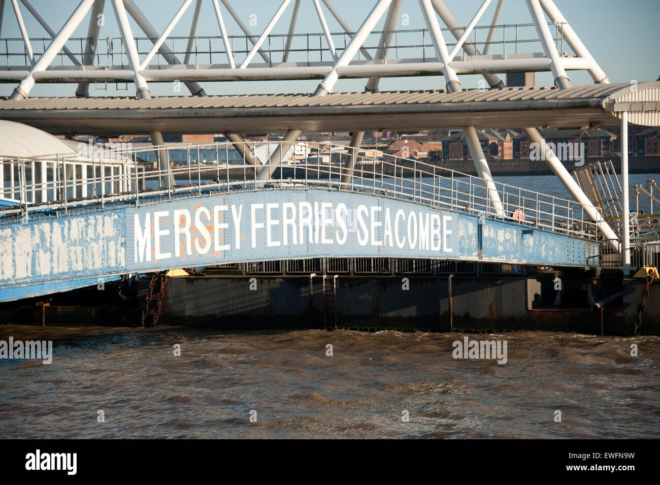 Mersey Ferry Across River Liverpool Seacombe Ferries Stock Photo - Alamy