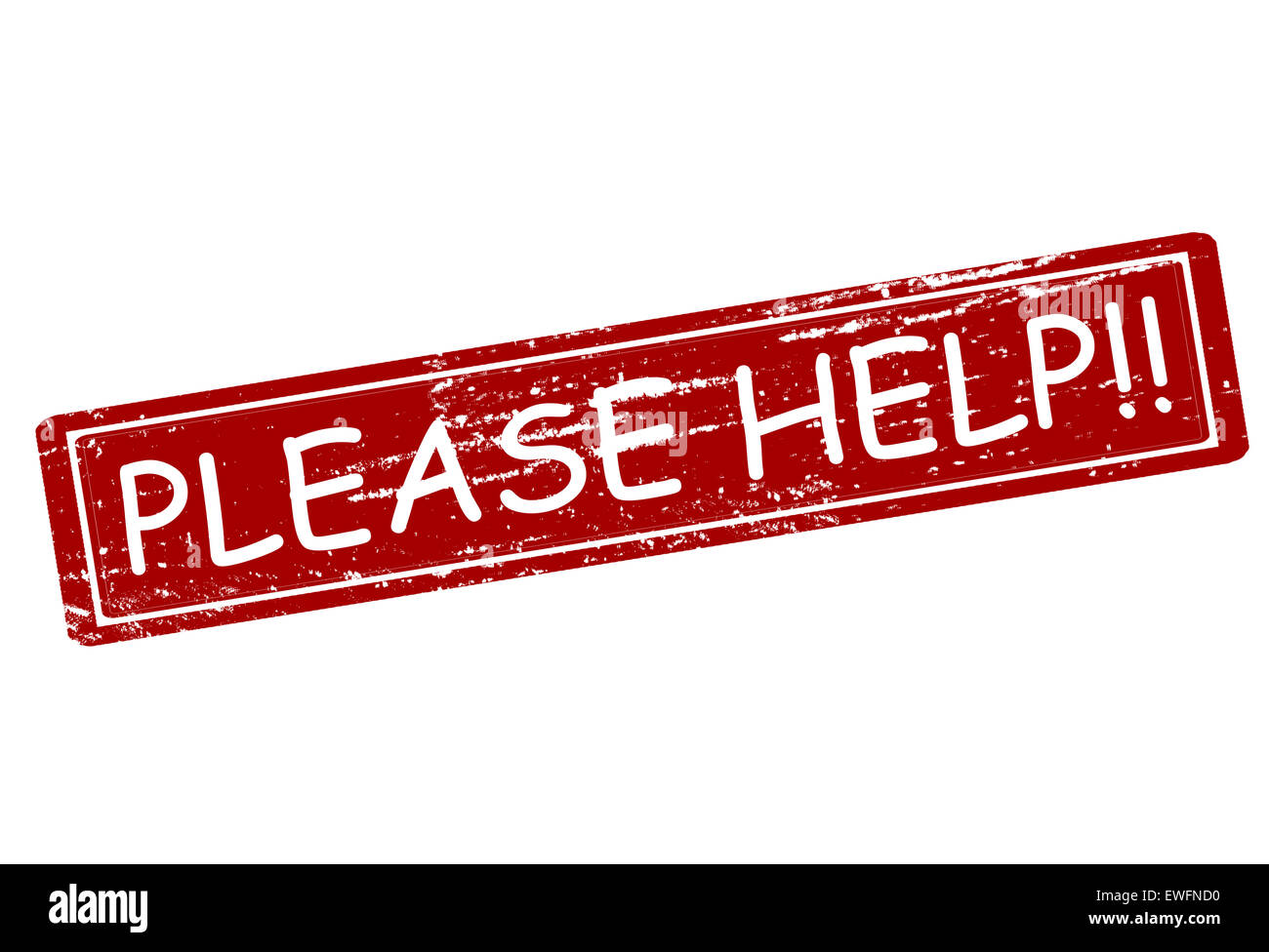 Rubber stamp with text please help inside, illustration Stock Photo - Alamy