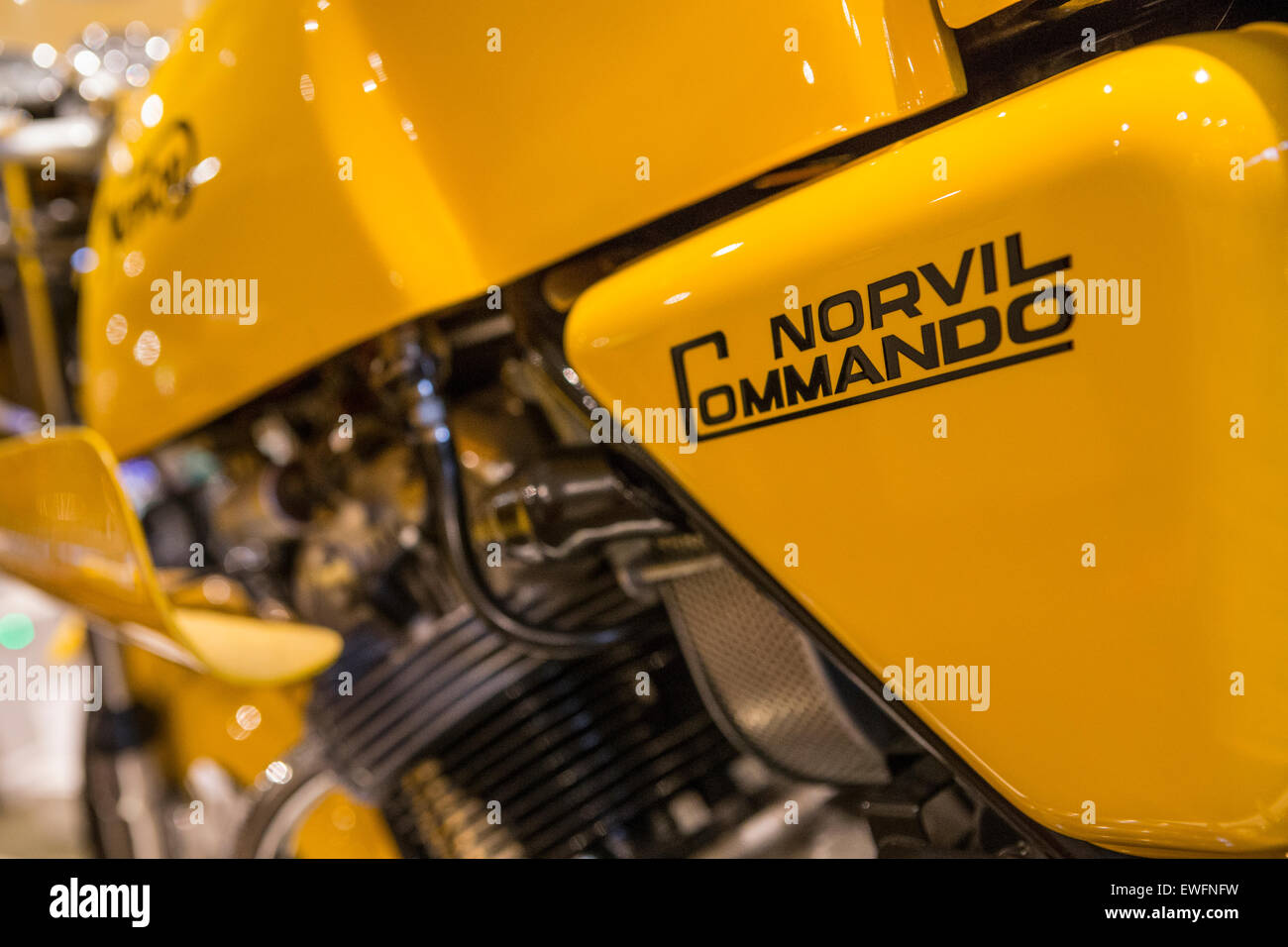 Norton Norvil Commando classic motorcycle trademark insignia Stock ...