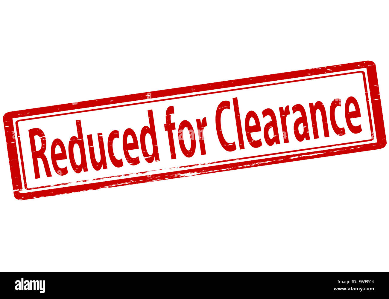 Rubber stamp with text reduced for clearance inside, illustration ...