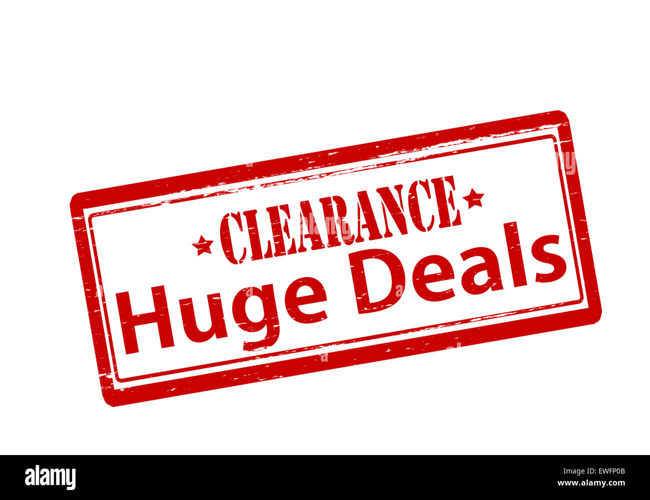 Rubber stamp with text huge deals inside, illustration Stock Photo - Alamy