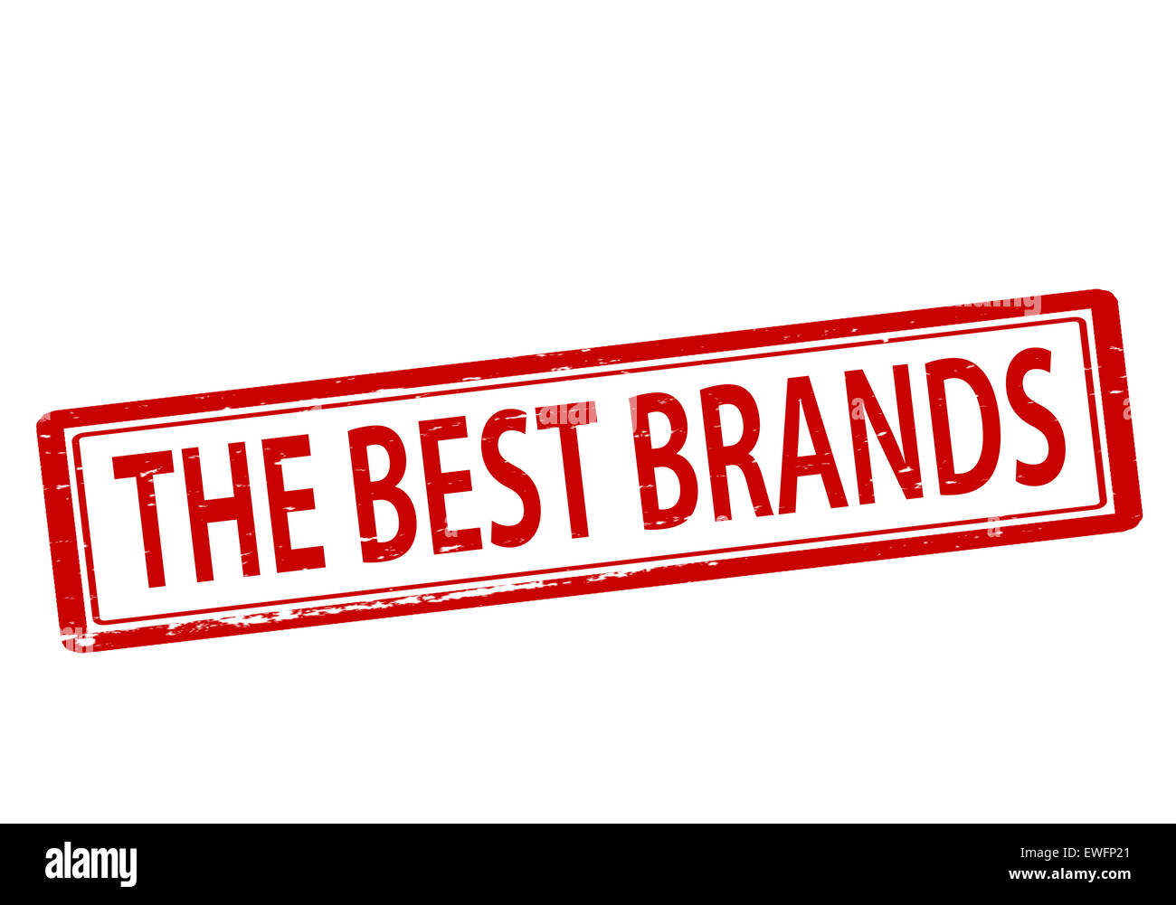 Rubber stamp with text the best brands inside, illustration Stock Photo - Alamy