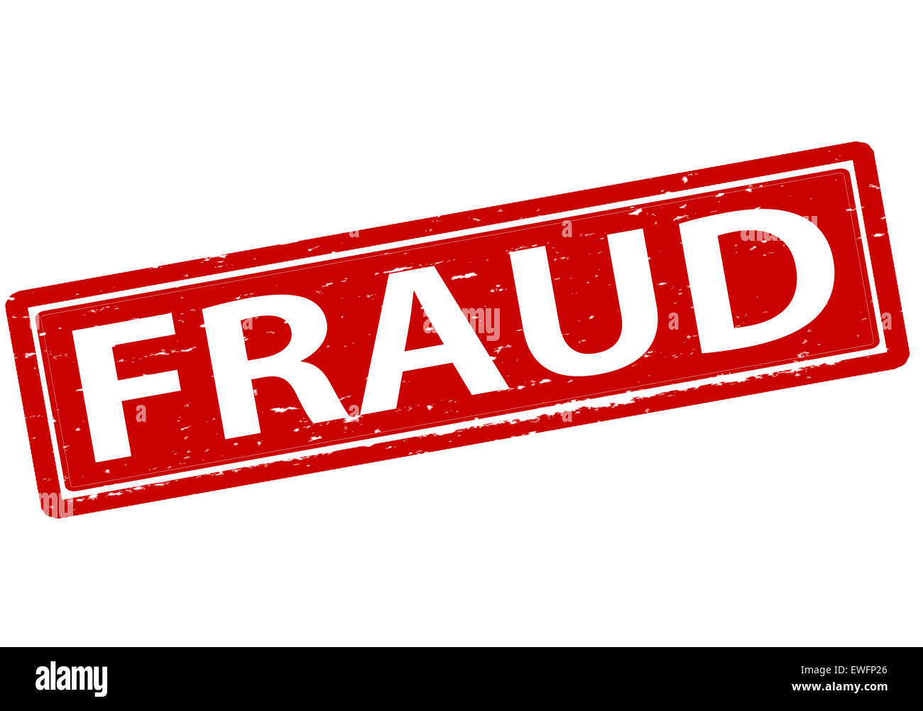 Rubber stamp with word fraud inside, illustration Stock Photo - Alamy