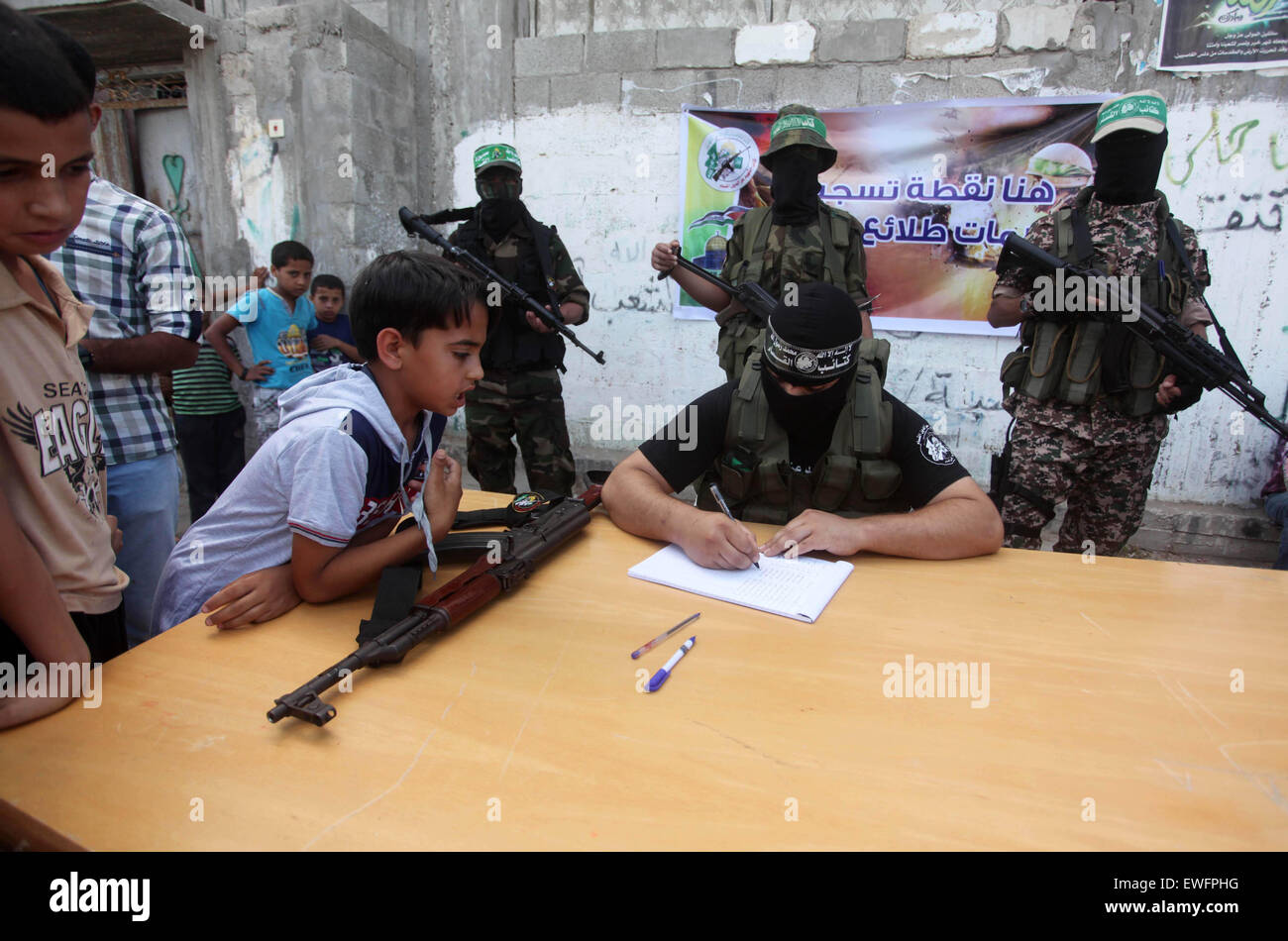 Gaza City, Gaza Strip, Palestinian Territory. 25th June, 2015 ...