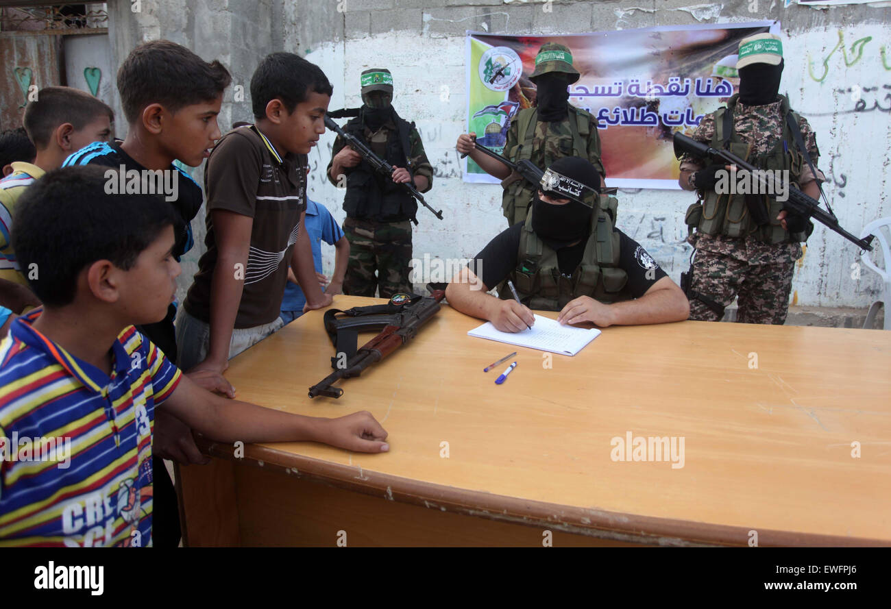 Gaza City, Gaza Strip, Palestinian Territory. 25th June, 2015 ...