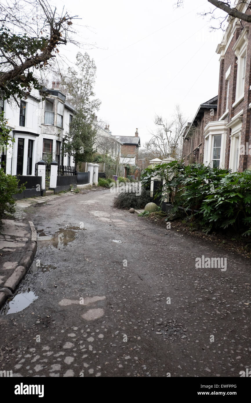 Old English Lane Houses Idyllic UK England Stock Photo - Alamy