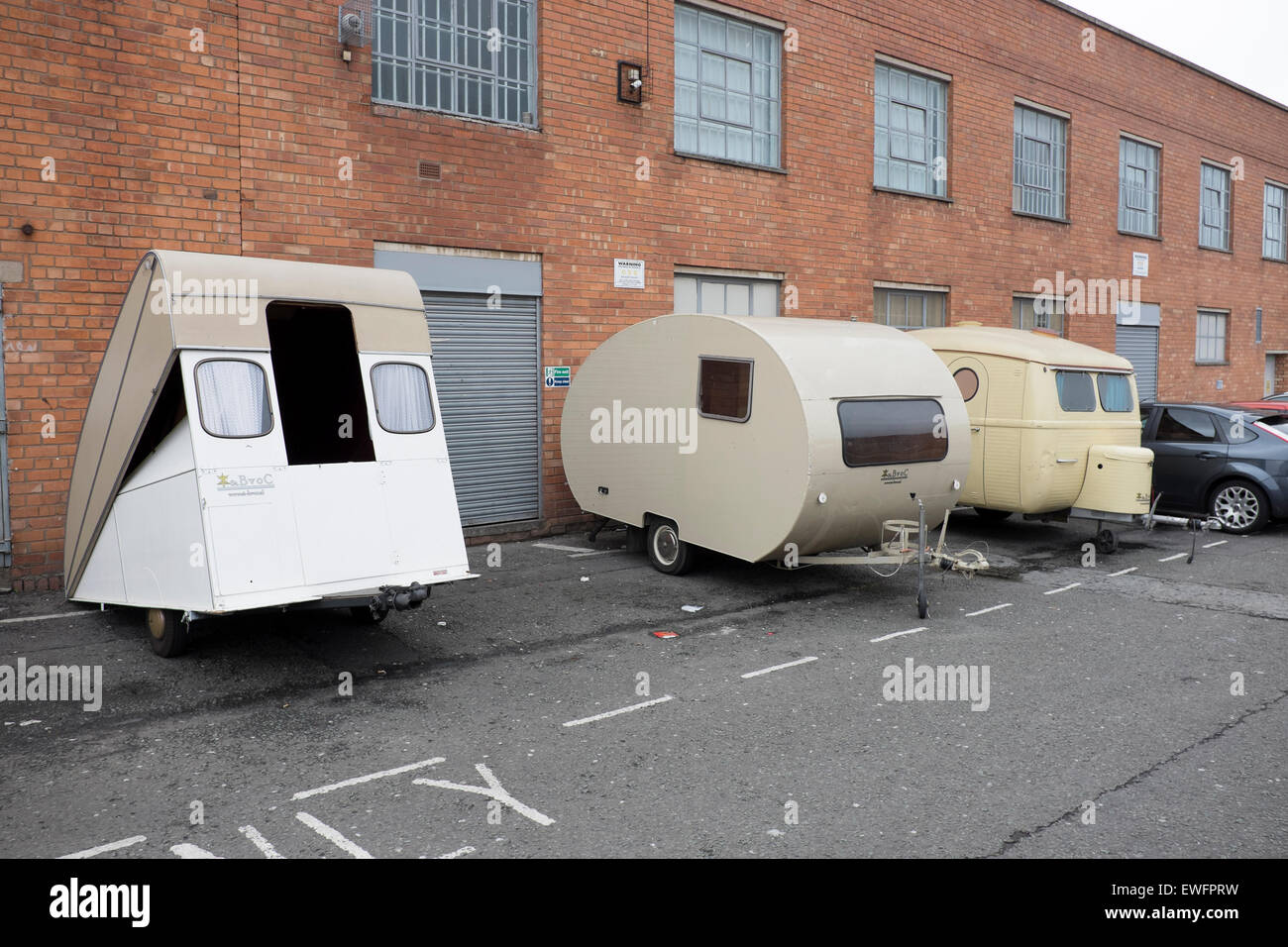 Old caravans hi-res stock photography and images - Alamy