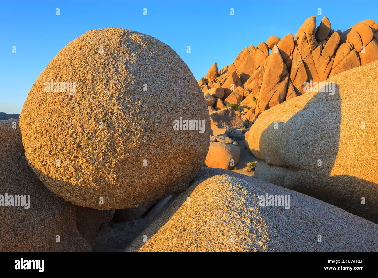 Jumbo Rocks in Joshua Tree National Park, California, USA Stock Photo ...