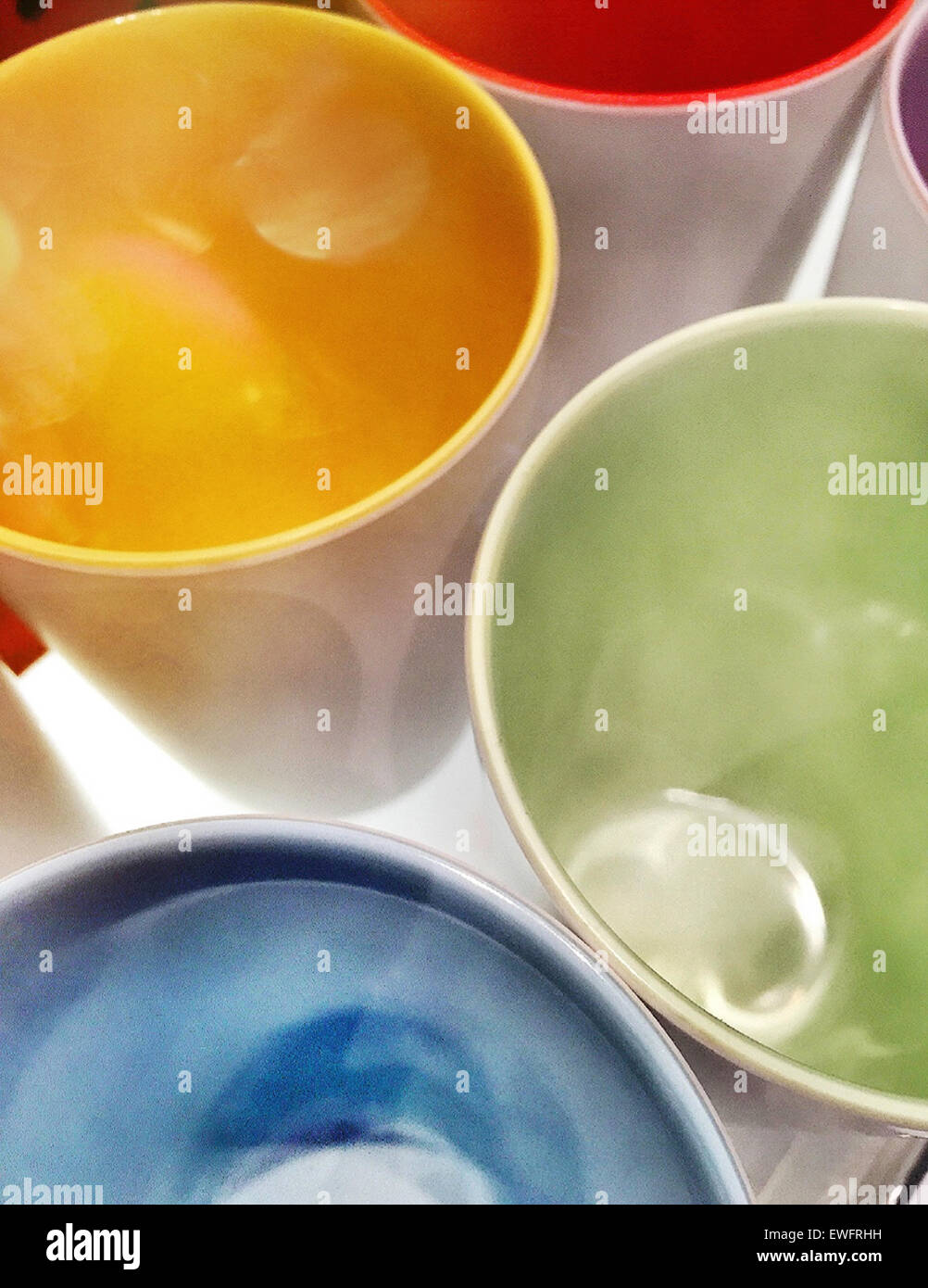 Display of Coffee Cups, Retail Store, USA Stock Photo - Alamy