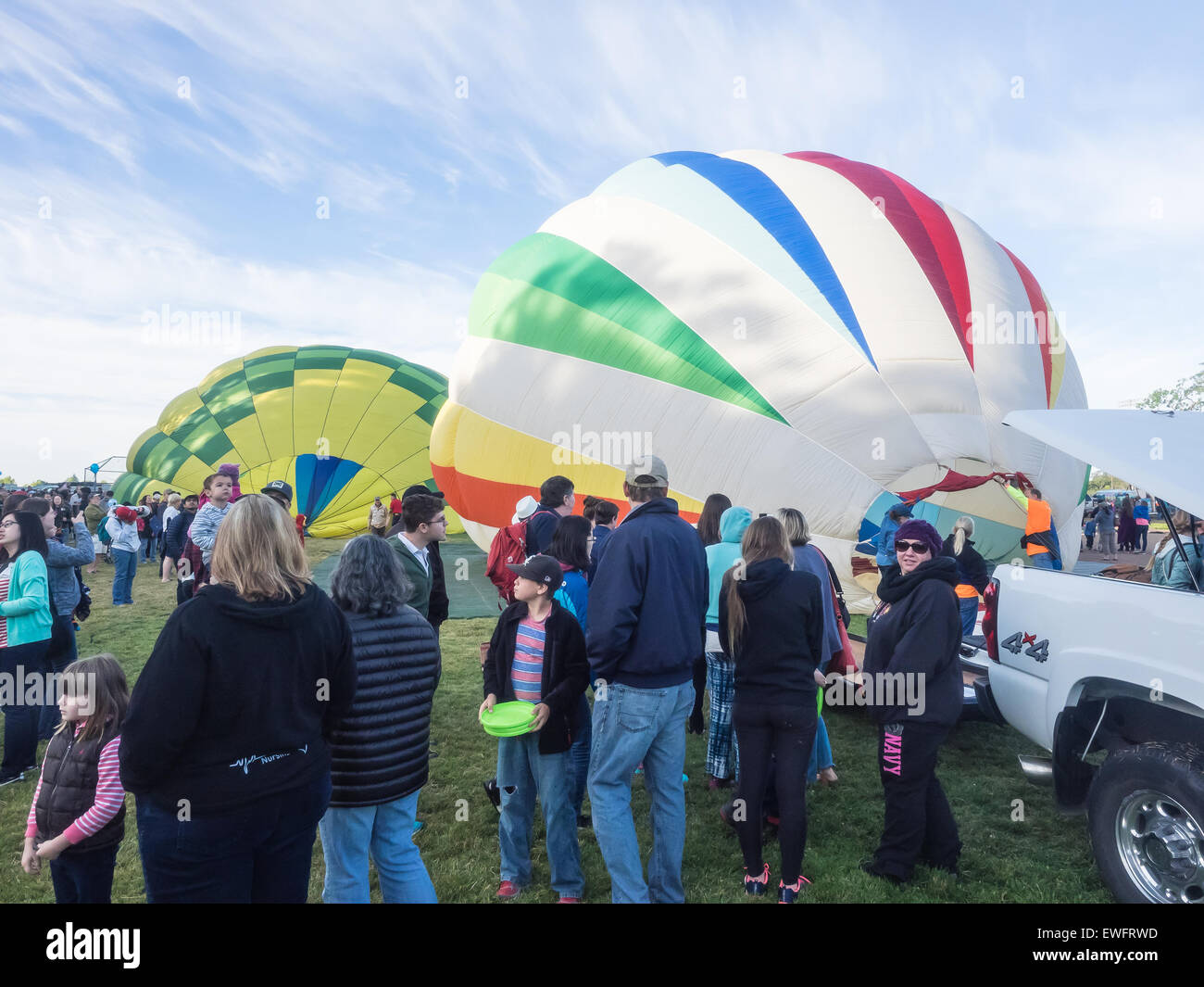 WINDSOR, CA/USA - June 20, 2015: 25th Annual Sonoma County Hot Air Balloon Classic is a yearly ...