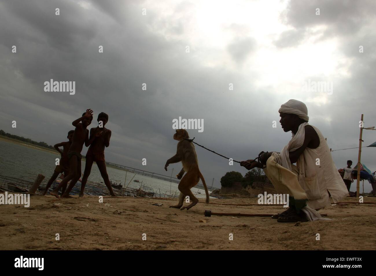 Allahabad, India. 25th June, 2015. A cloudy weather on Thursday in ...