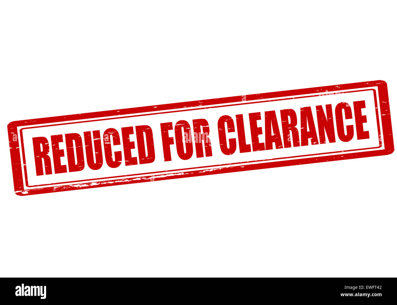 Rubber stamp with text reduced for clearance inside, illustration Stock ...