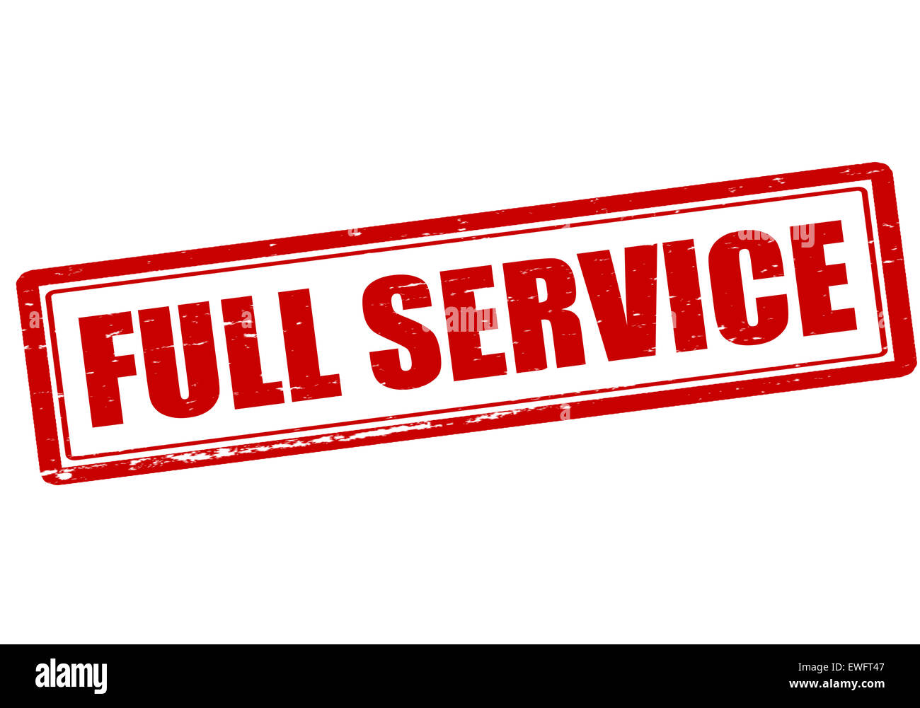 Rubber stamp with text full service inside, illustration Stock Photo ...