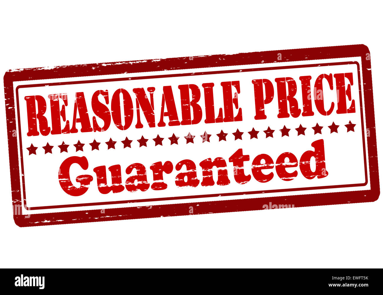 Rubber stamp with text reasonable price inside, illustration Stock ...