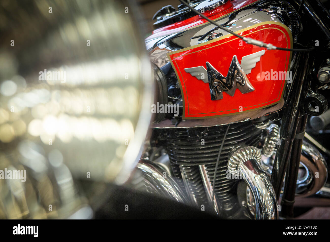 Matchless classic motorcycle trademark insignia Stock Photo - Alamy