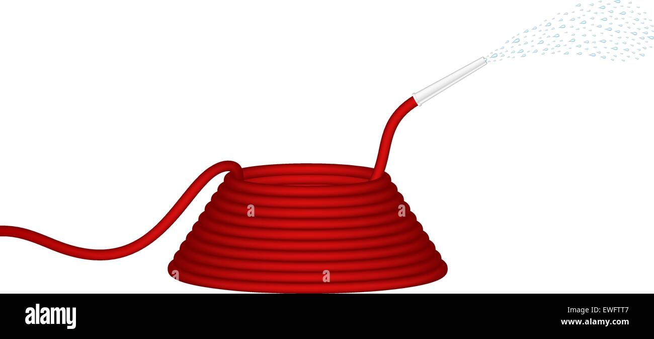 Jet water hose Stock Vector Images - Alamy