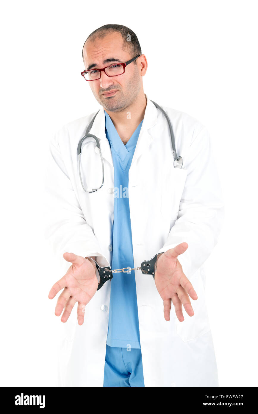 Doctor handcuffs hi-res stock photography and images - Alamy