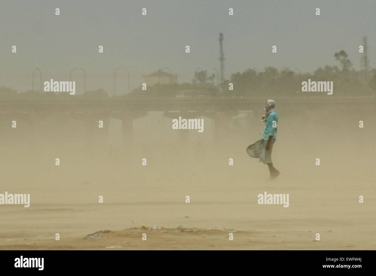 Allahabad, India. 25th June, 2015. A cloudy weather on Thursday in ...