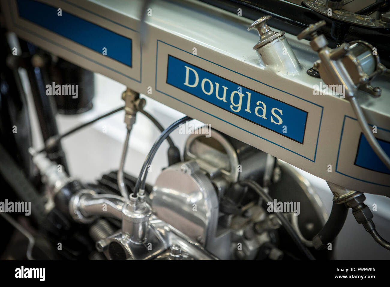 Classic british douglas motorcycle hi-res stock photography and images - Alamy