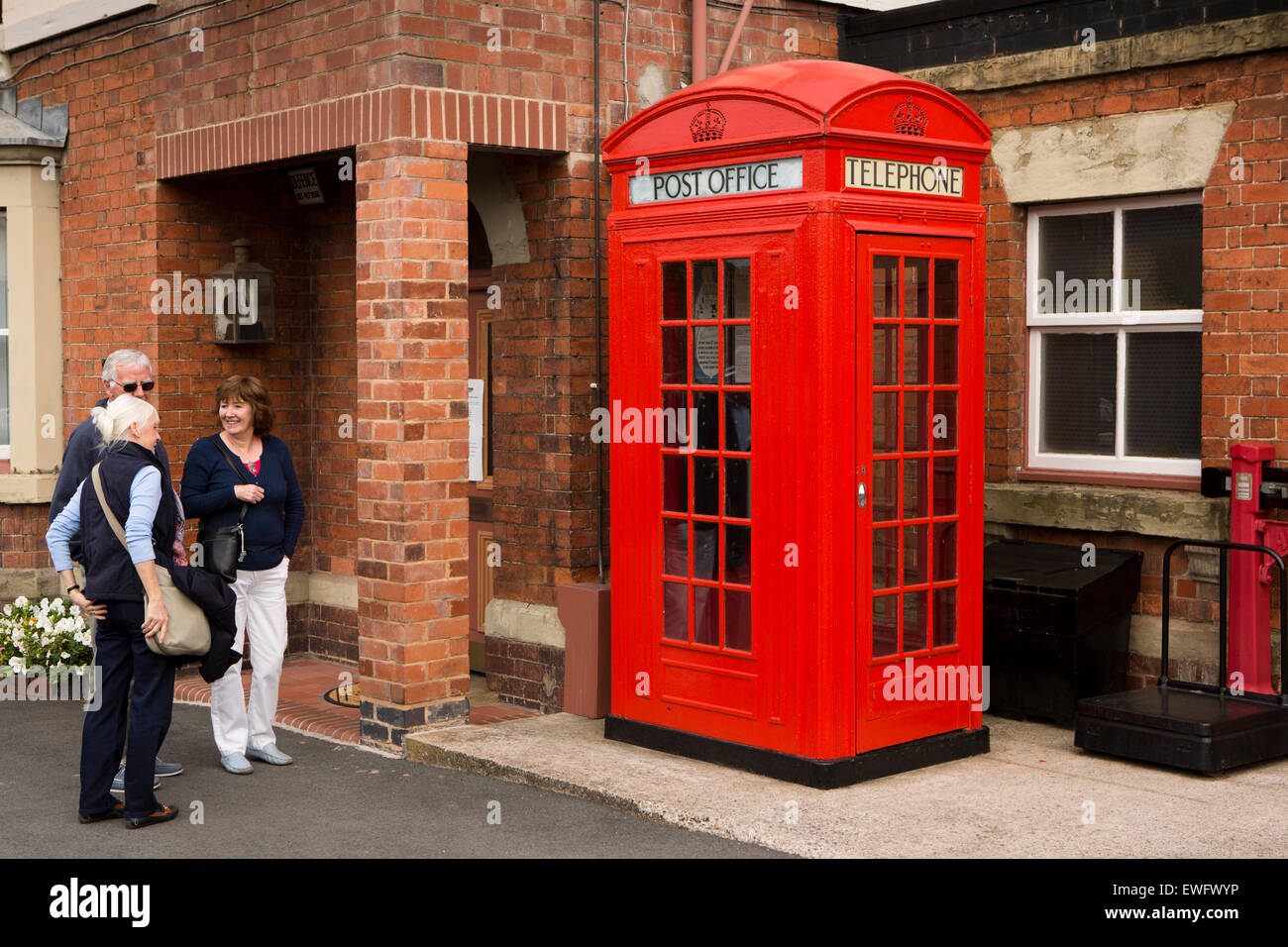 Railway telephone box hi-res stock photography and images - Alamy