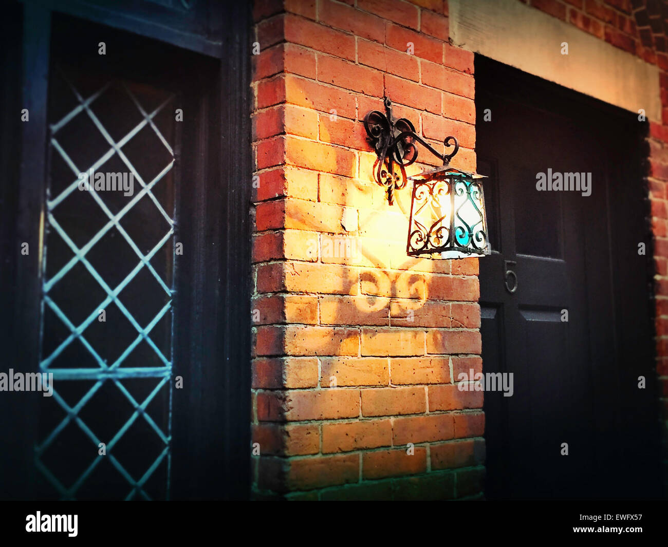 Sniffen Court Historic District in Murray Hill, NYC, east 36th street ...