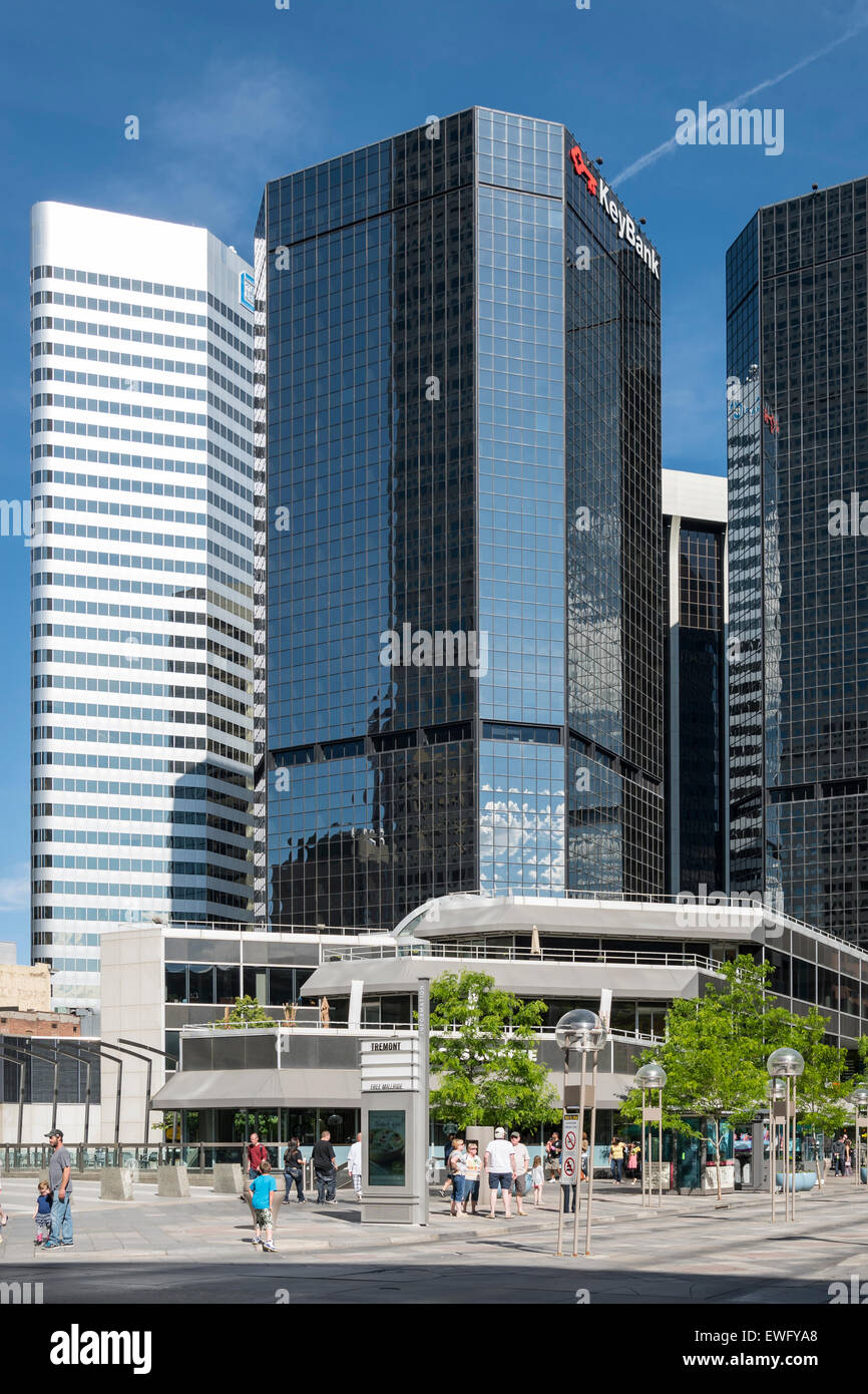 High-rise buildings in downtown, Denver, Colorado, USA, North America ...