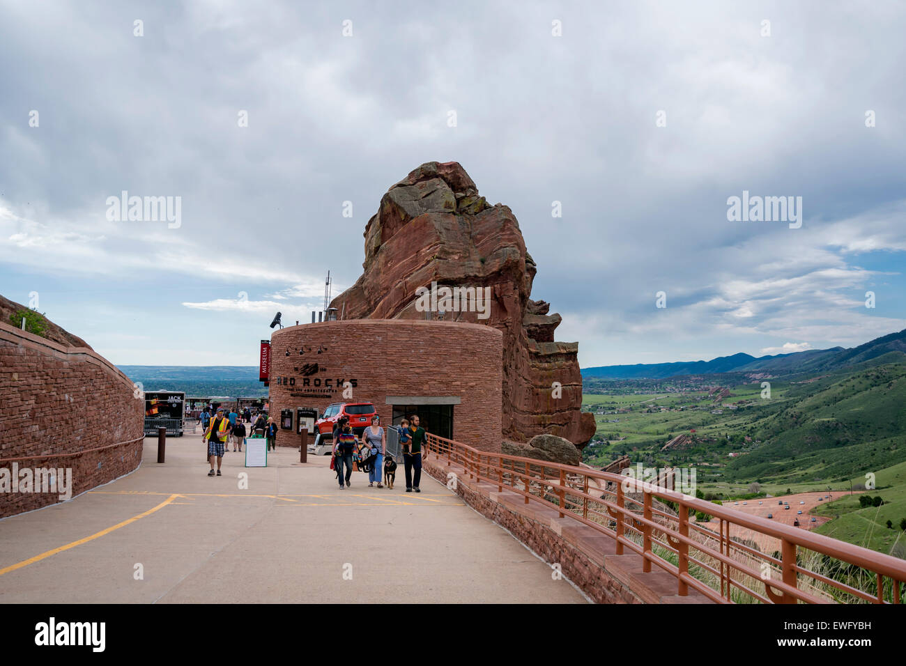 Red Rocks visitors Center, Colorado, USA, North America Stock Photo - Alamy