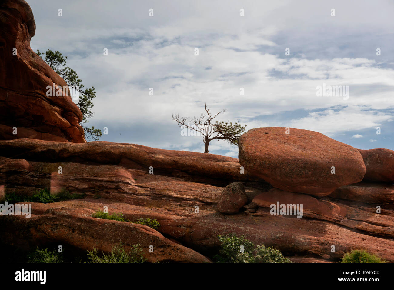 Sketch in Red Rocks Park, Colorado, USA, North America Stock Photo - Alamy