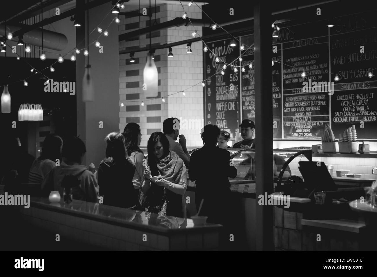 Ice creams Black and White Stock Photos & Images - Alamy