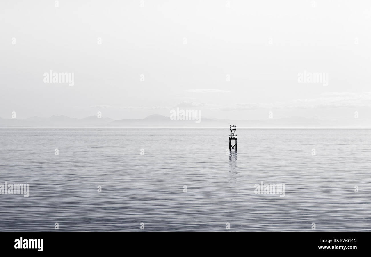 Landscape with Calm Water on Lake Stock Photo - Alamy