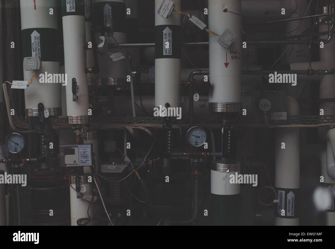 Flow meters pipes industrial hi-res stock photography and images - Alamy