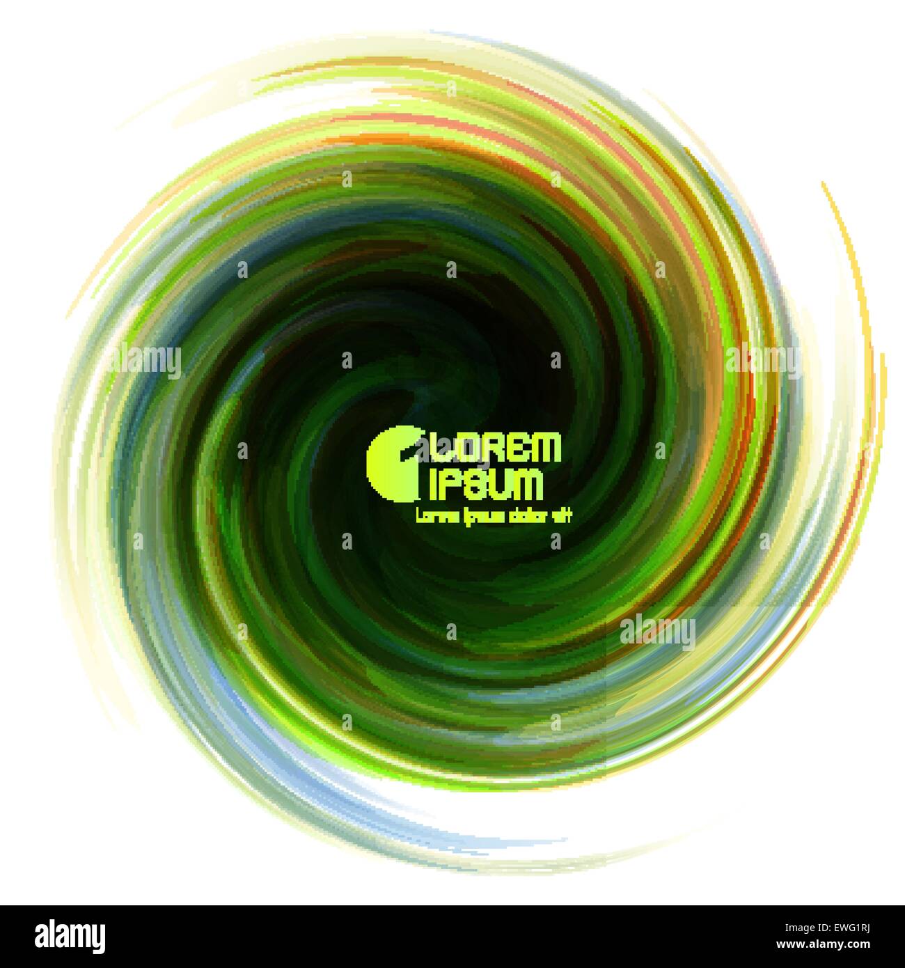 Colorful abstract icon. Dynamic flow illustration. Swirl background ...