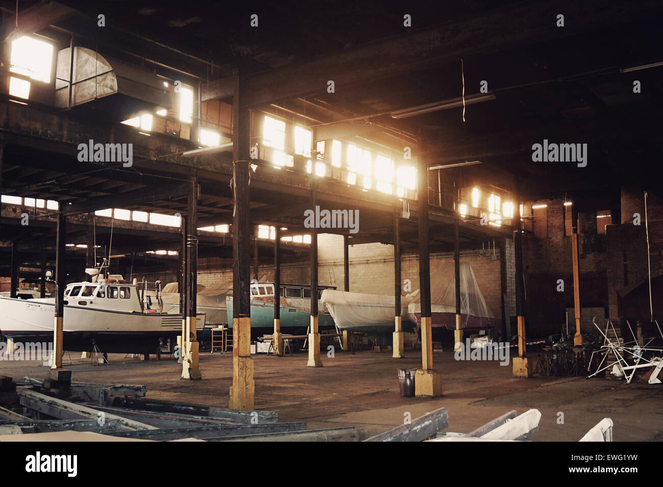 Boatyard sea industrial equipment hi-res stock photography and images ...