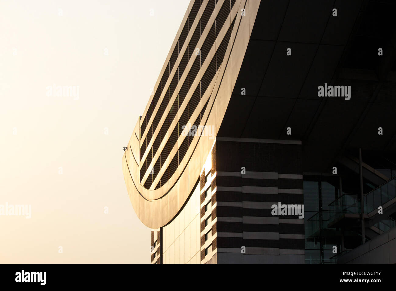 Side of Architectural Building Architecture Geometric Minimalist ...