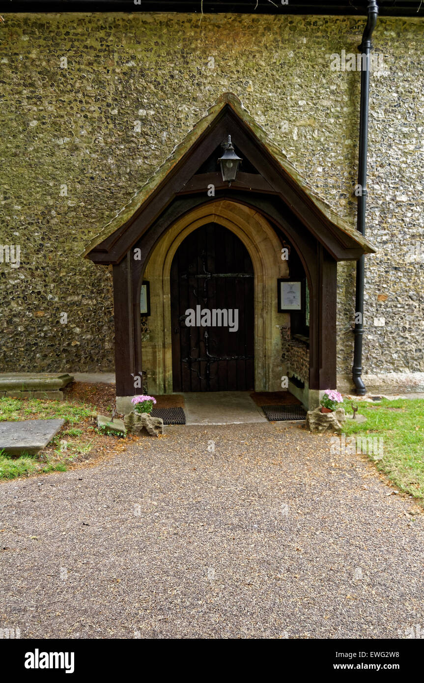 Holy Trinity Church door and porch Stock Photo - Alamy