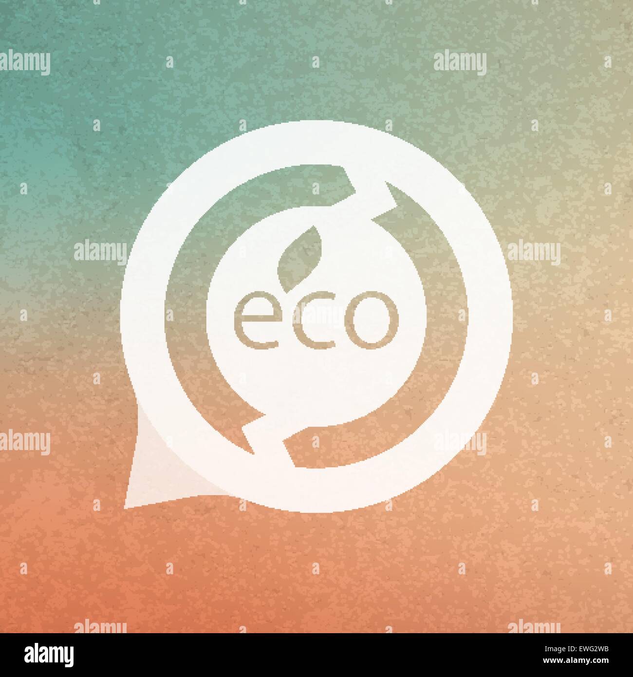 Eco sign. Vector illustration Stock Vector Image & Art - Alamy