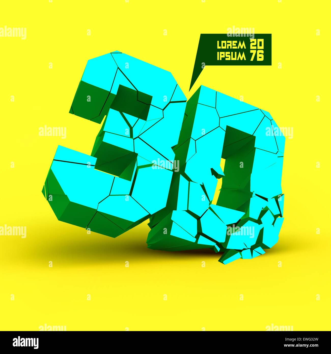 3d concept illustration. Usable for different business design Stock ...