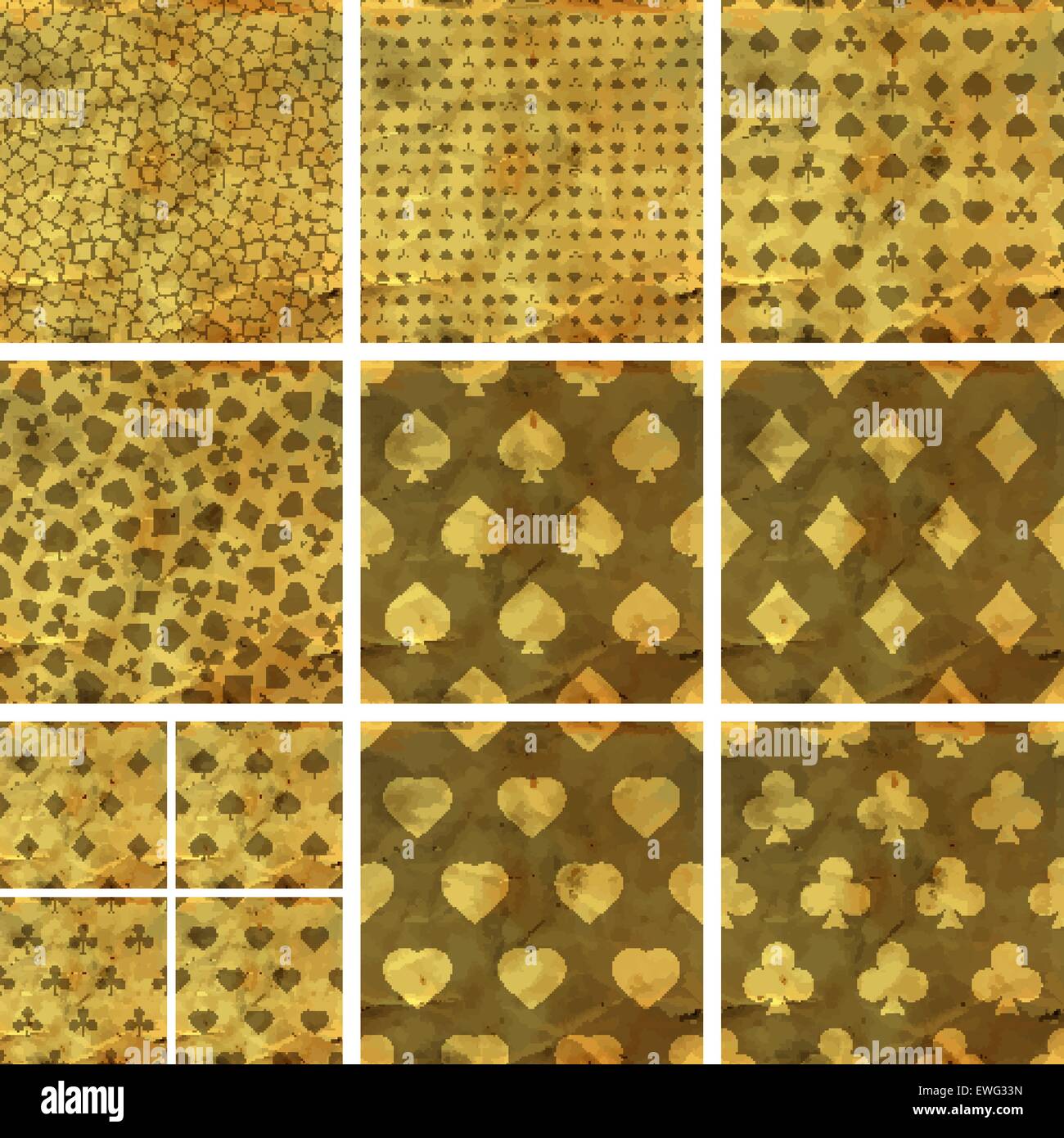 Seamless background play card suits hi-res stock photography and images ...