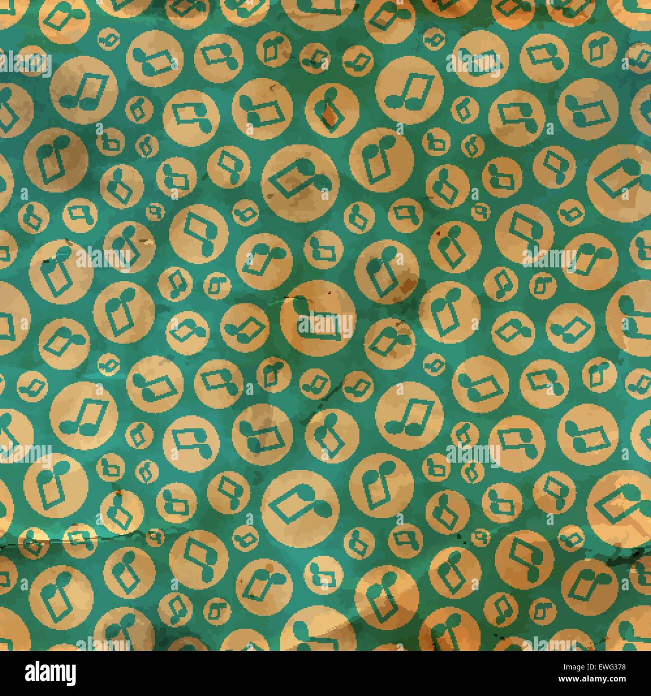 Music notes. Seamless abstract background. Abstract pattern Stock ...