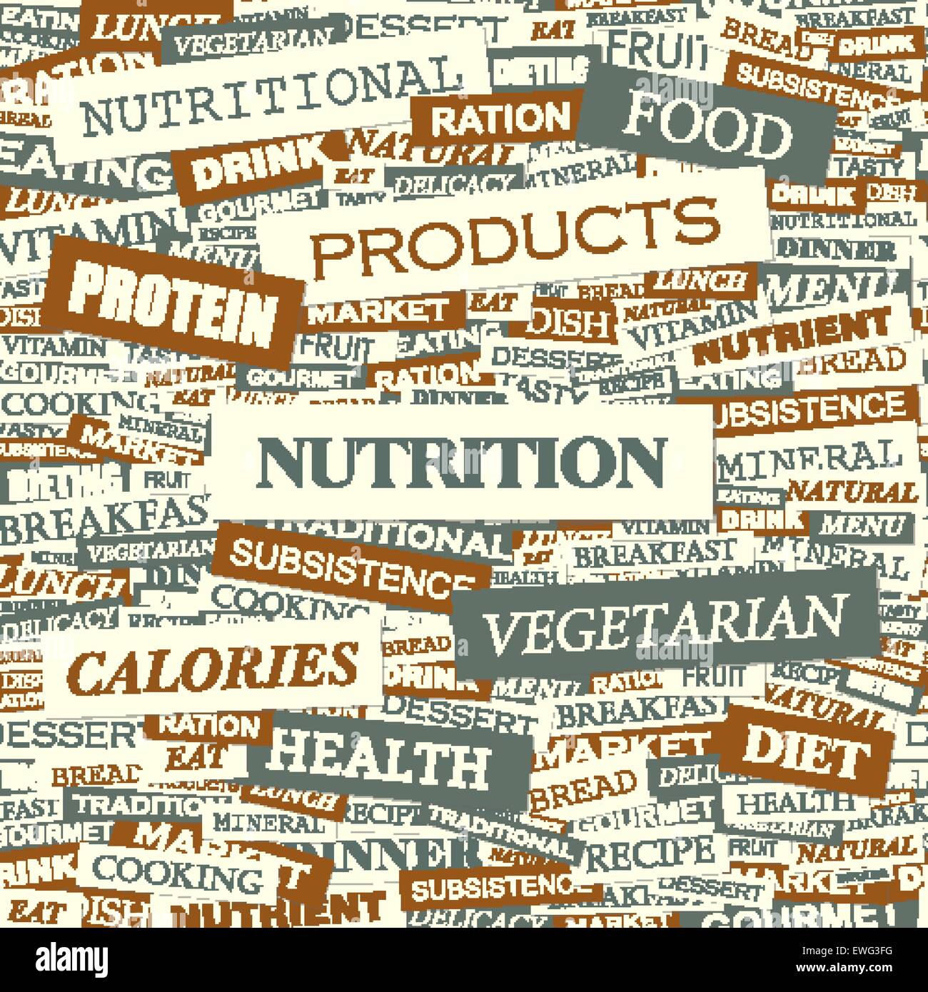 NUTRITION. Background concept wordcloud illustration. Print concept ...